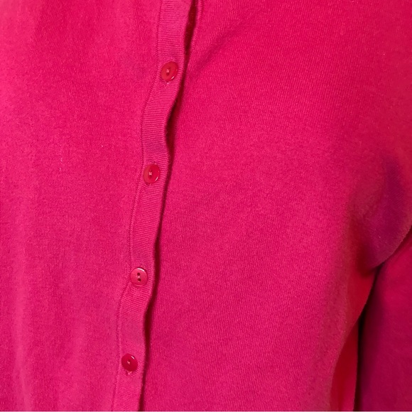 Talbots | Sweaters | Fuchsia Cardigan | Poshmark